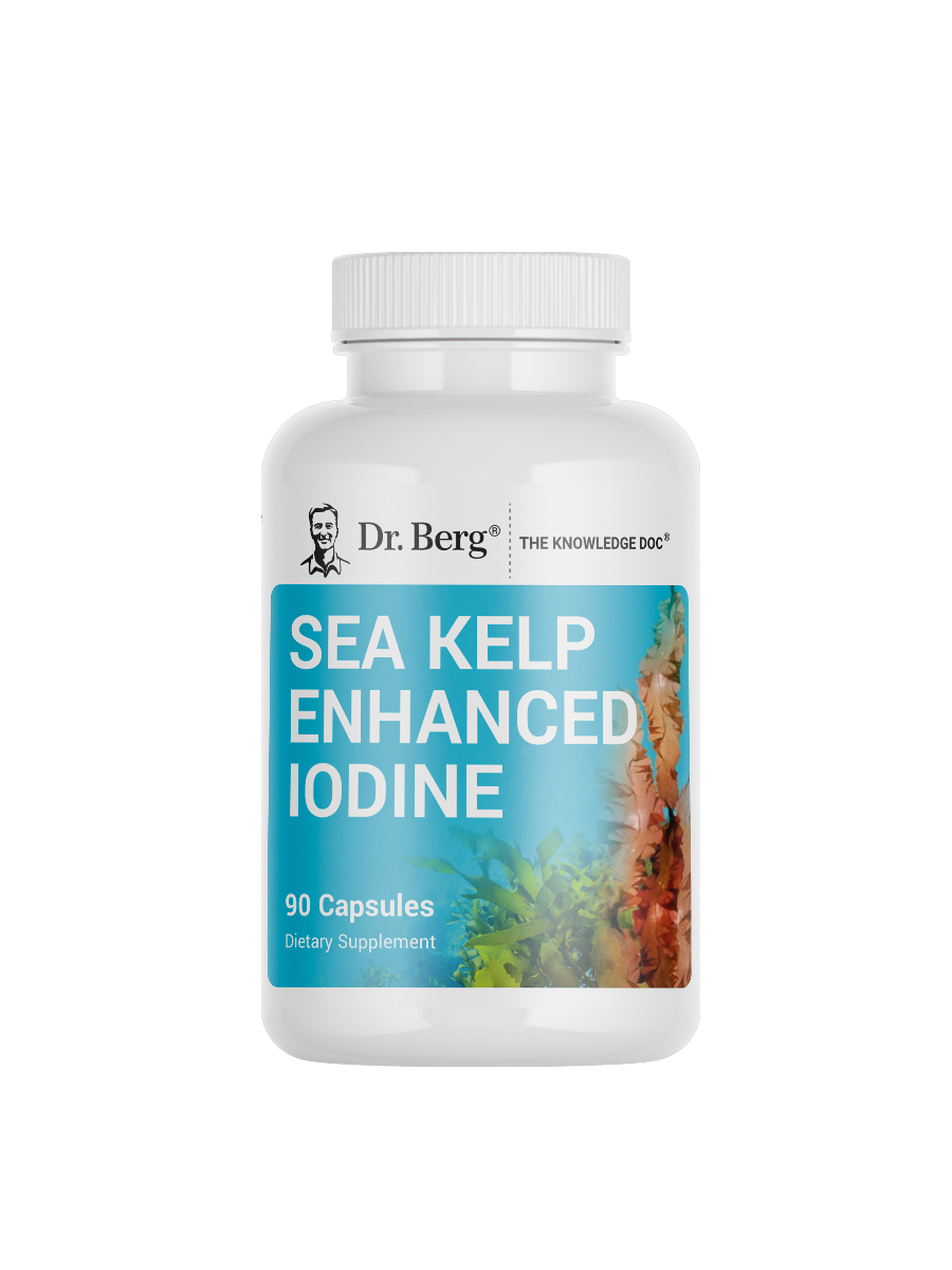 Витамины Dr. Berg "Sea Kelp", для щитовидной железы, капсулы, 90 шт