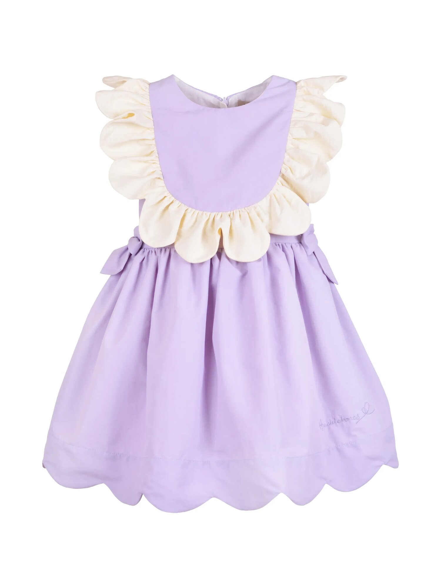 Платье Scalloped ruffled dress