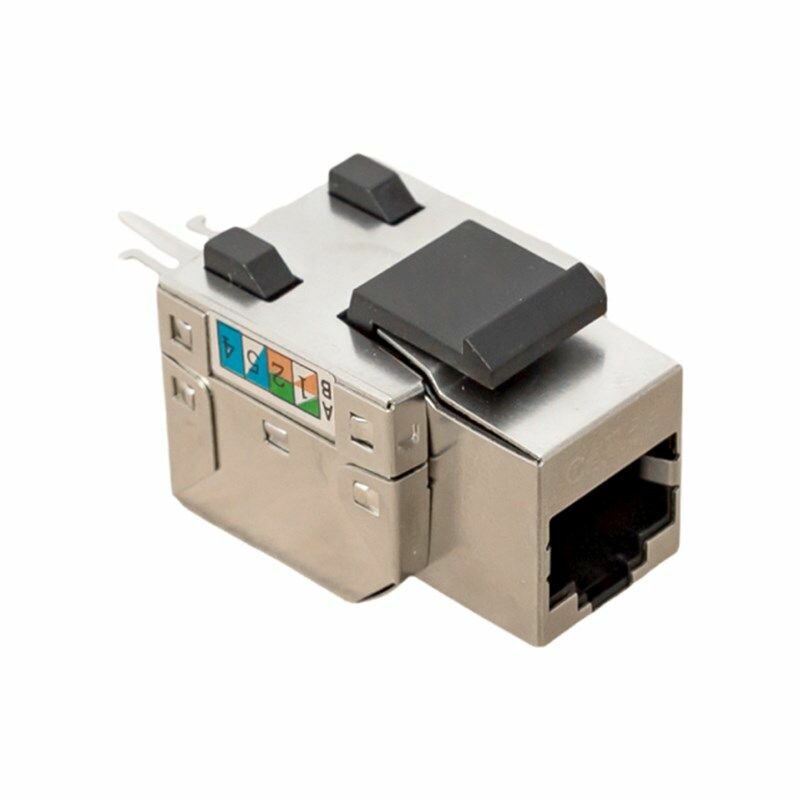 Модуль Keystone Jack RJ-45(8P8C), FTP экранированный, CAT 6, тип 90 градусов REXANT PRO