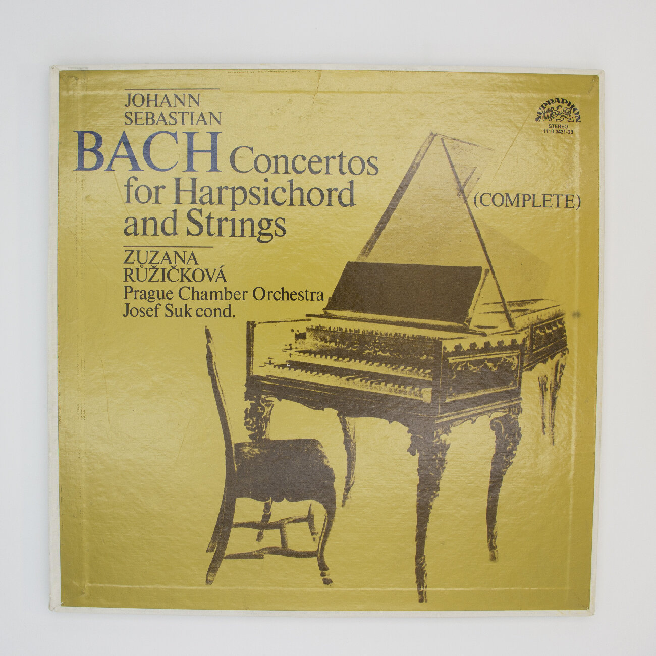 Виниловая пластинка Иоганн Себастьян Бах - Концерты Для Клавесина Струнных (Полное собрание). Зузана Ружичкова