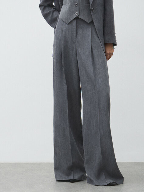 Брюки палаццо