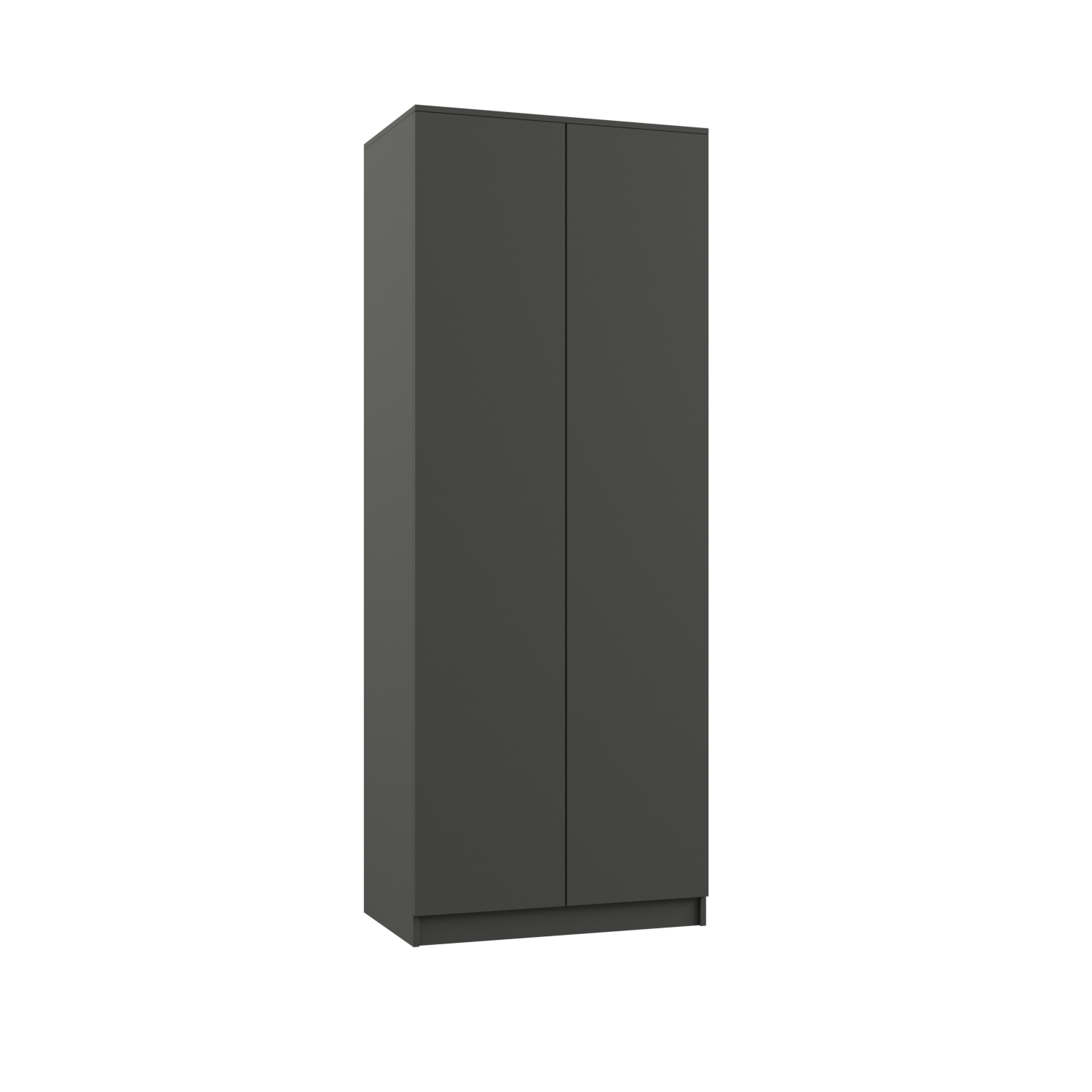 Шкаф для одежды двухстворчатый "ШМ2 Мадера", графит