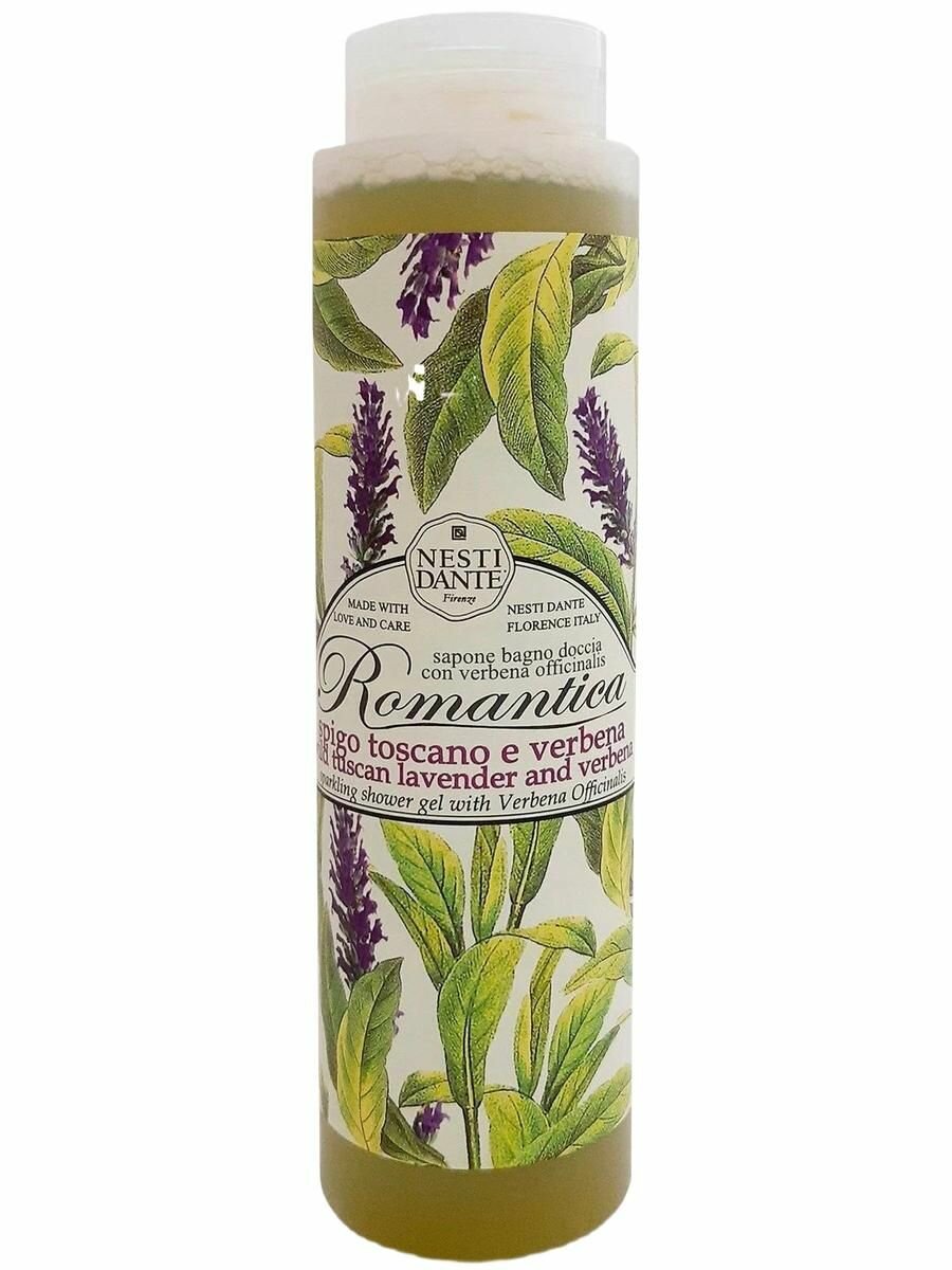 Nesti Dante, Romantica Wild Tuscan Lavender and Verbena, Гель для душа женский, 300 мл