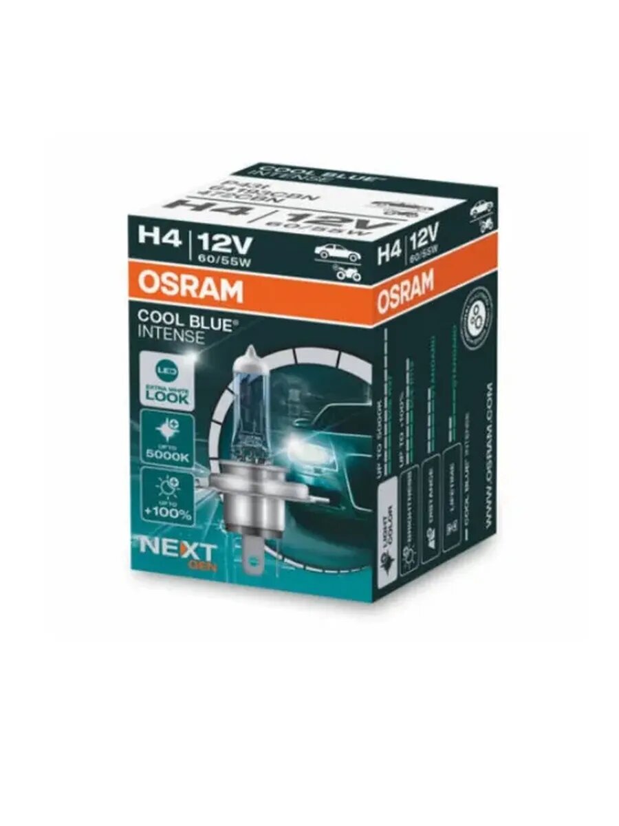 Лампа H4 OSRAM COOL BLUE 64193CBN