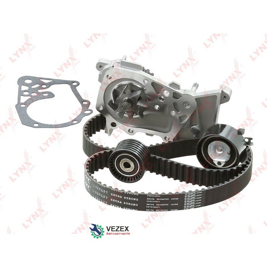 LYNXAUTO PW1357 Комплект ремня ГРМ с водяным насосом (усиленный ремень) LADA LARGUS LADA LARGUS 1.6 12- / NISSAN ALMERA (G15) 1.6 12- / RENAULT DUSTER 1.6 16V 10-