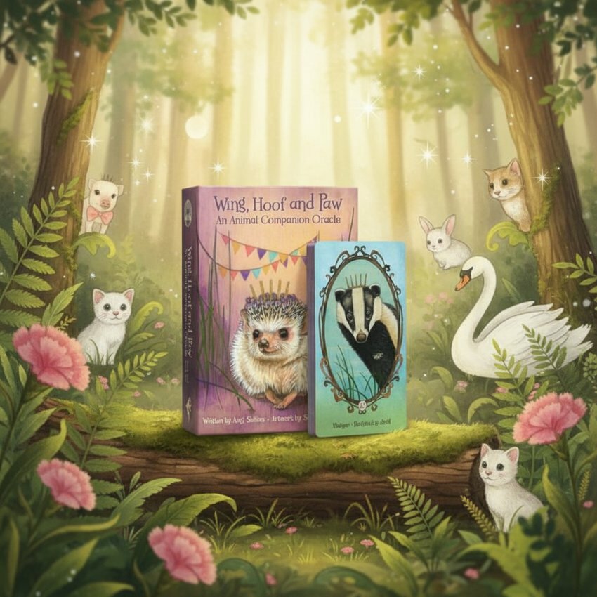 Карты Таро "Wing, Hoof and Paw Oracle Cards" US Games / Крыло, Копыто и Лапа: животное-компаньон 64492