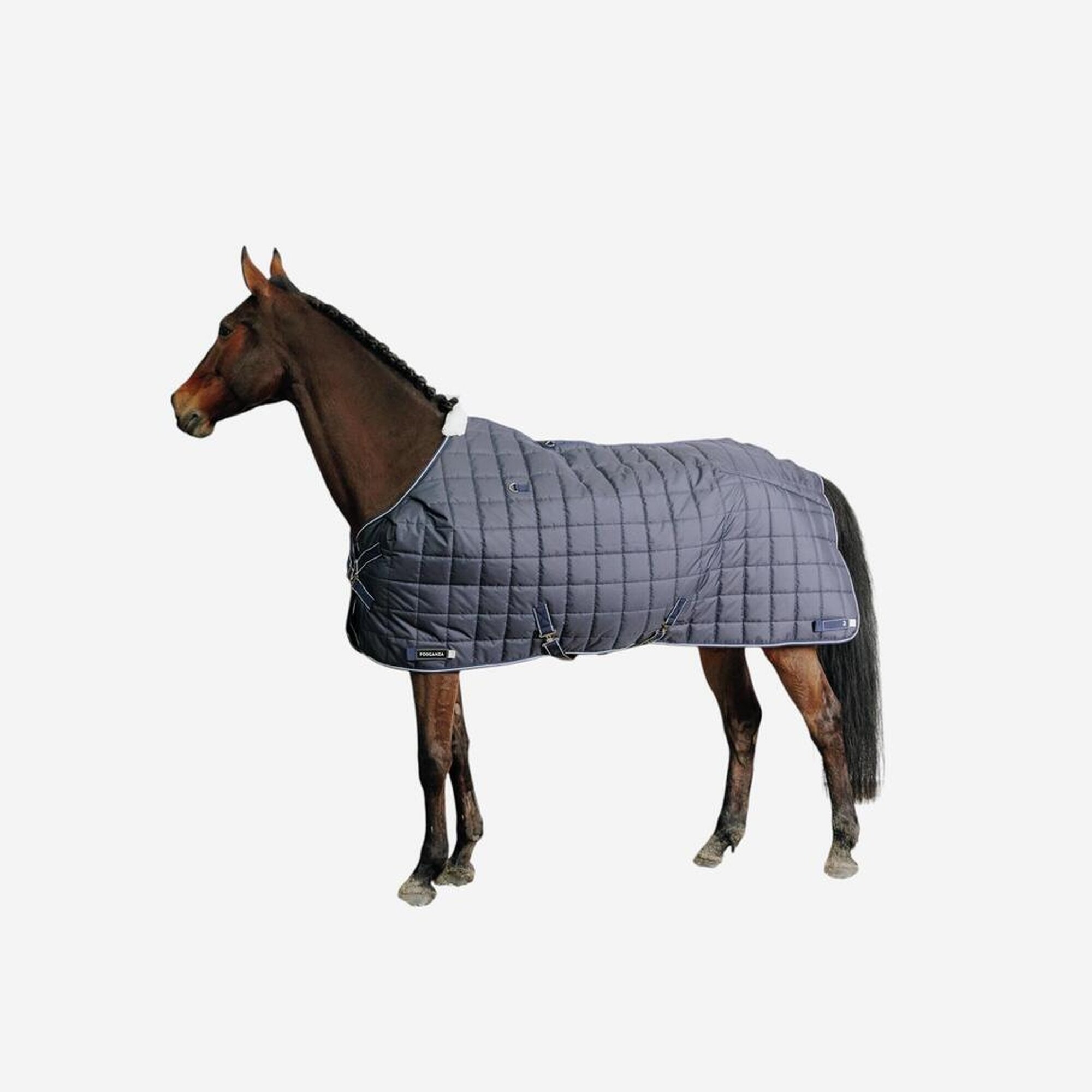 Decathlon Попона для лошадей и пони Fouganza Combo 200, 135 см, цвет темно-синий