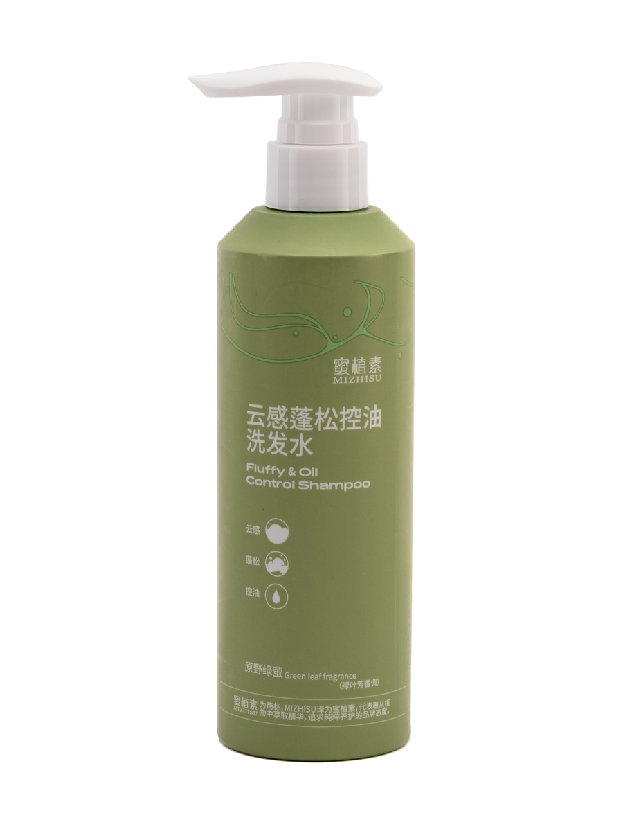 [MIZHISU] Шампунь контроль жирности и для придания объема Fluffy & Oil Control Shampoo, 395мл