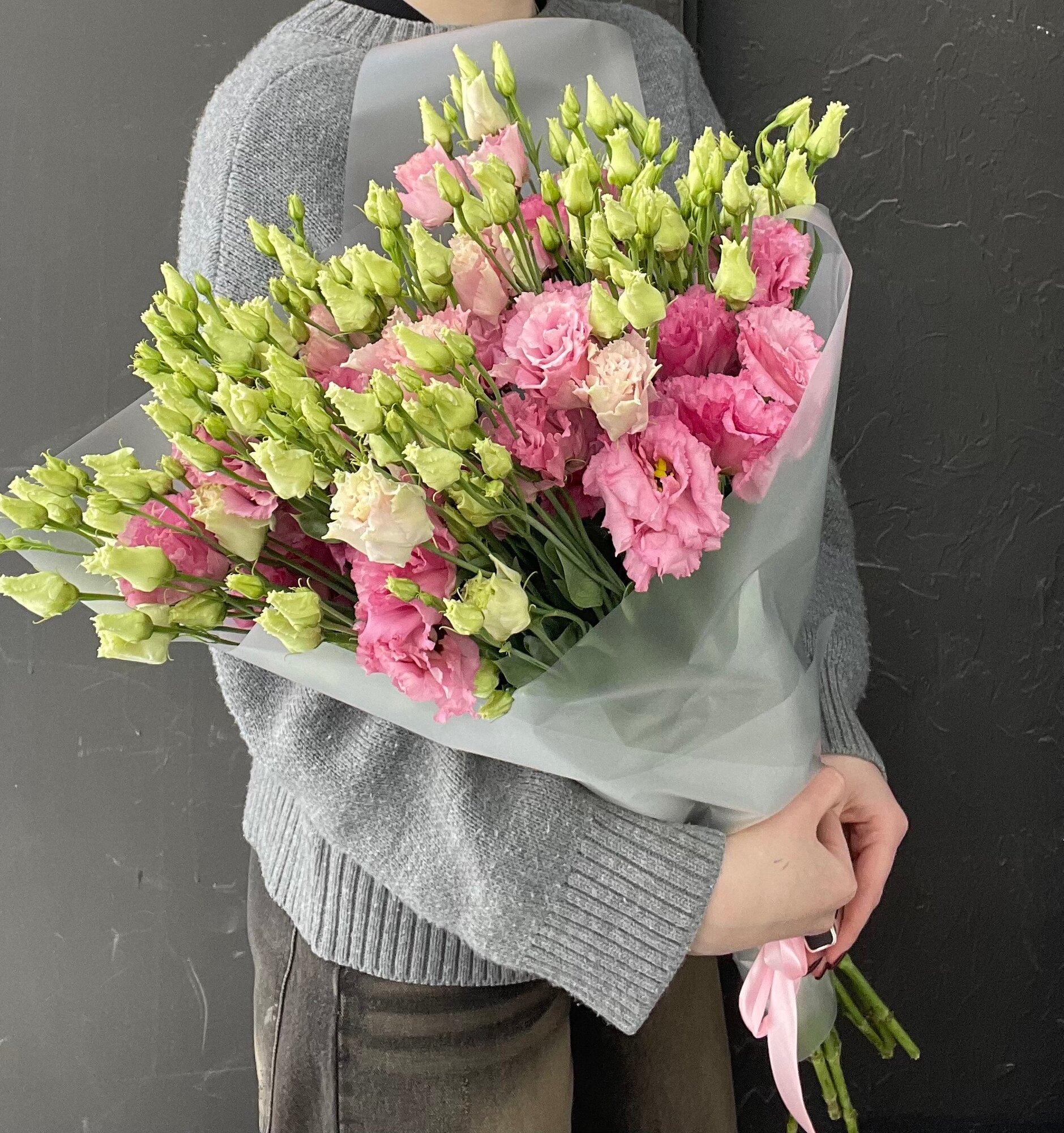 Букет эустомы