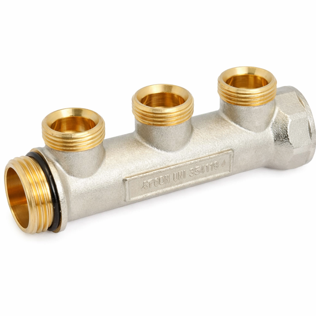 Коллектор 1 г/ш х 3 выхода 3/4 Евроконус VTM VTc.500. NE.060503 Valtec