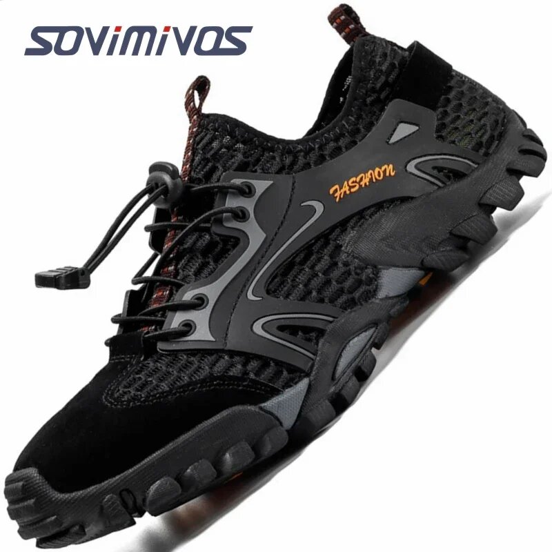Мужские водные кроссовки SOVIMIVOS, черные, 47