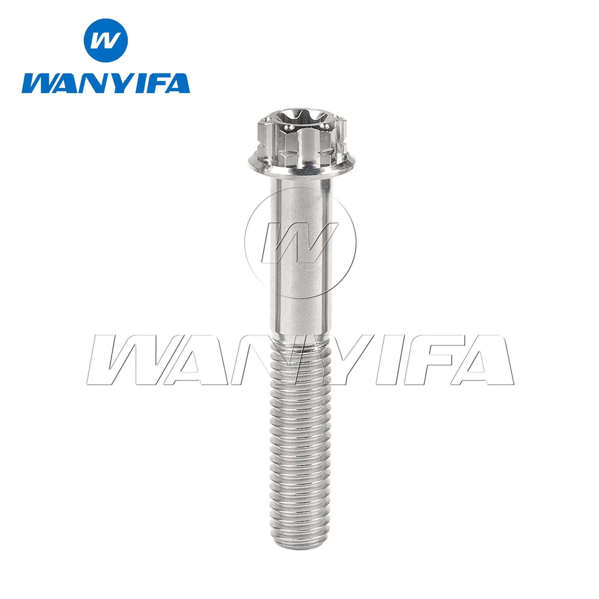 Титановые болты Wanyifa M10X15~90 мм M10 1.5Pitch, Titanium, 45mm