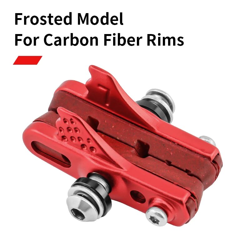 MUQZI велосипедные тормозные колодки алюминиевые сверхлегкие тормозные колодки дорожный велосипедный суппорт тормозной резиновый блок для карбоновых колес низкий износ