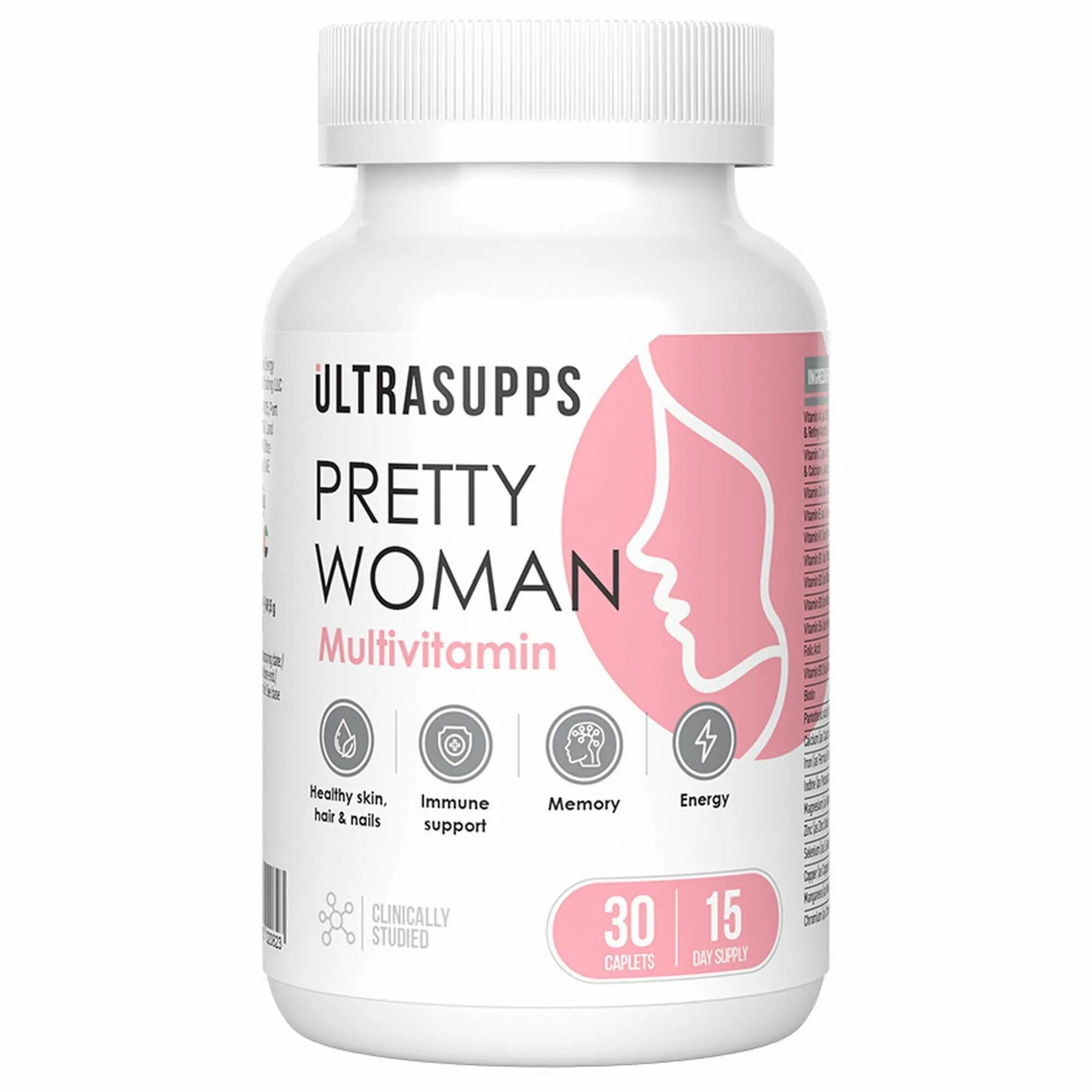 UltraSupps Pretty Woman Multivitamin 30 капс.
