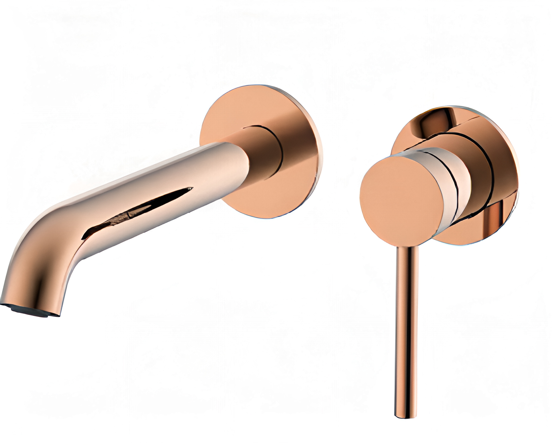 Встраиваемый смеситель для раковины Gappo G1DE20RL6-CF43XA розовое золото