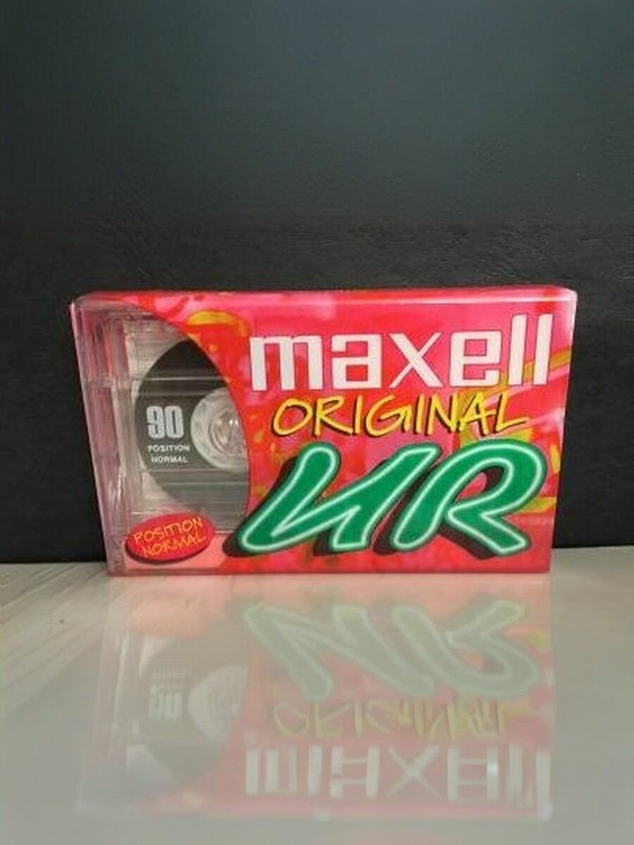 Аудиокассета Maxell UR 90 ORIGINAL normal Япония .1998г (1 шт, 90 мин)