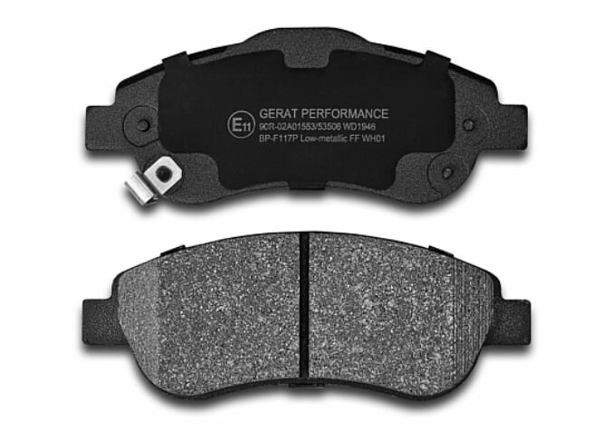 Тормозные колодки BP-F117P (передние) Performance