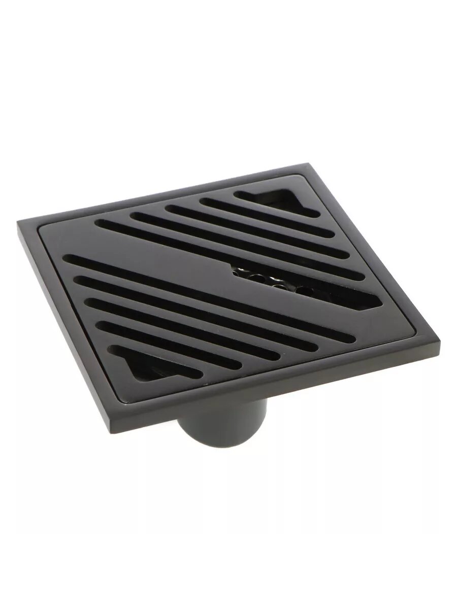 Трап душевой, вертикальный, с сеткой для задержки волос