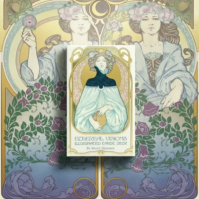 Карты Таро "Ethereal Visions Illuminated Tarot" US Games / Таро Эфирных Видений 63450 US Games Systems