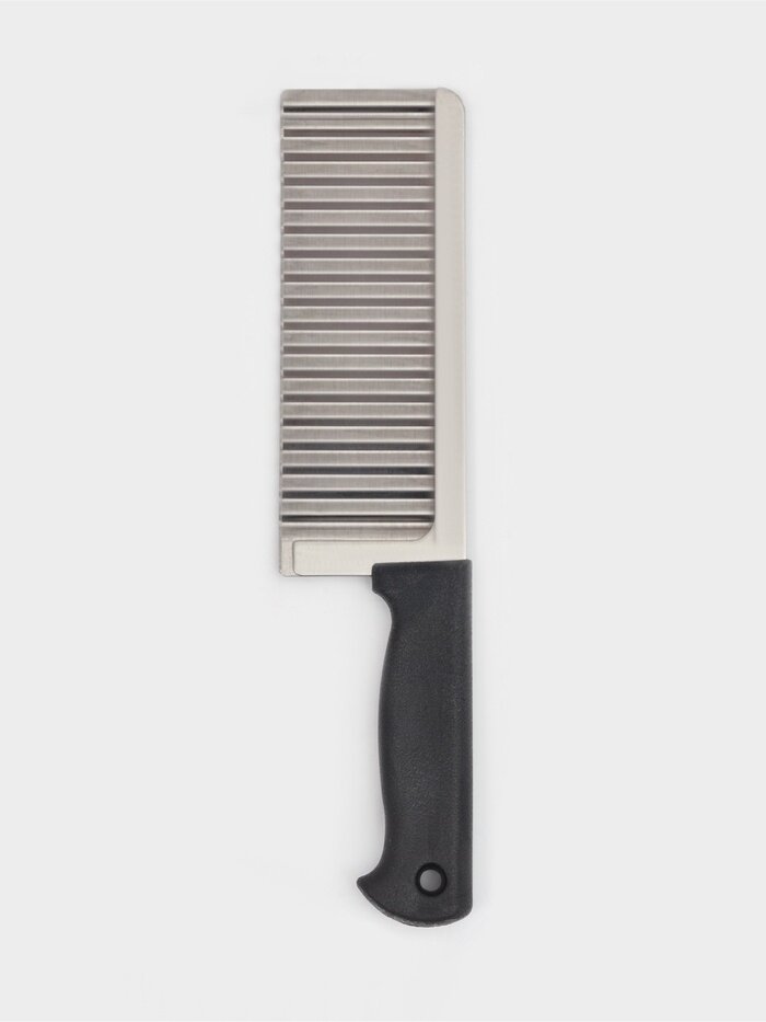 Нож для фигурной резки Доляна «Помощник», 26 см, чёрный