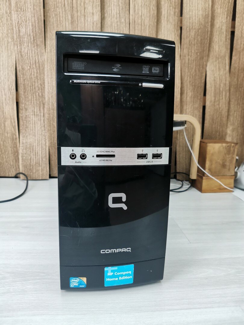 Системный блок HP P500B Core2Duo E7500, DDR3 4Гб, HDD 160Гб, DVD-RW, Windows 7