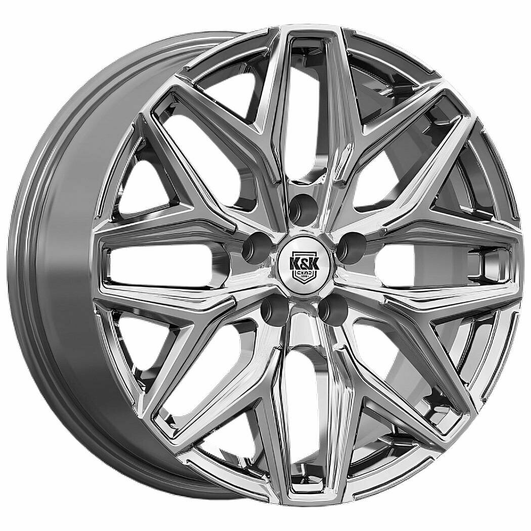 Колесный диск K&K Ариус 7x17 4x108 ET20 D65.1 Дарк платинум
