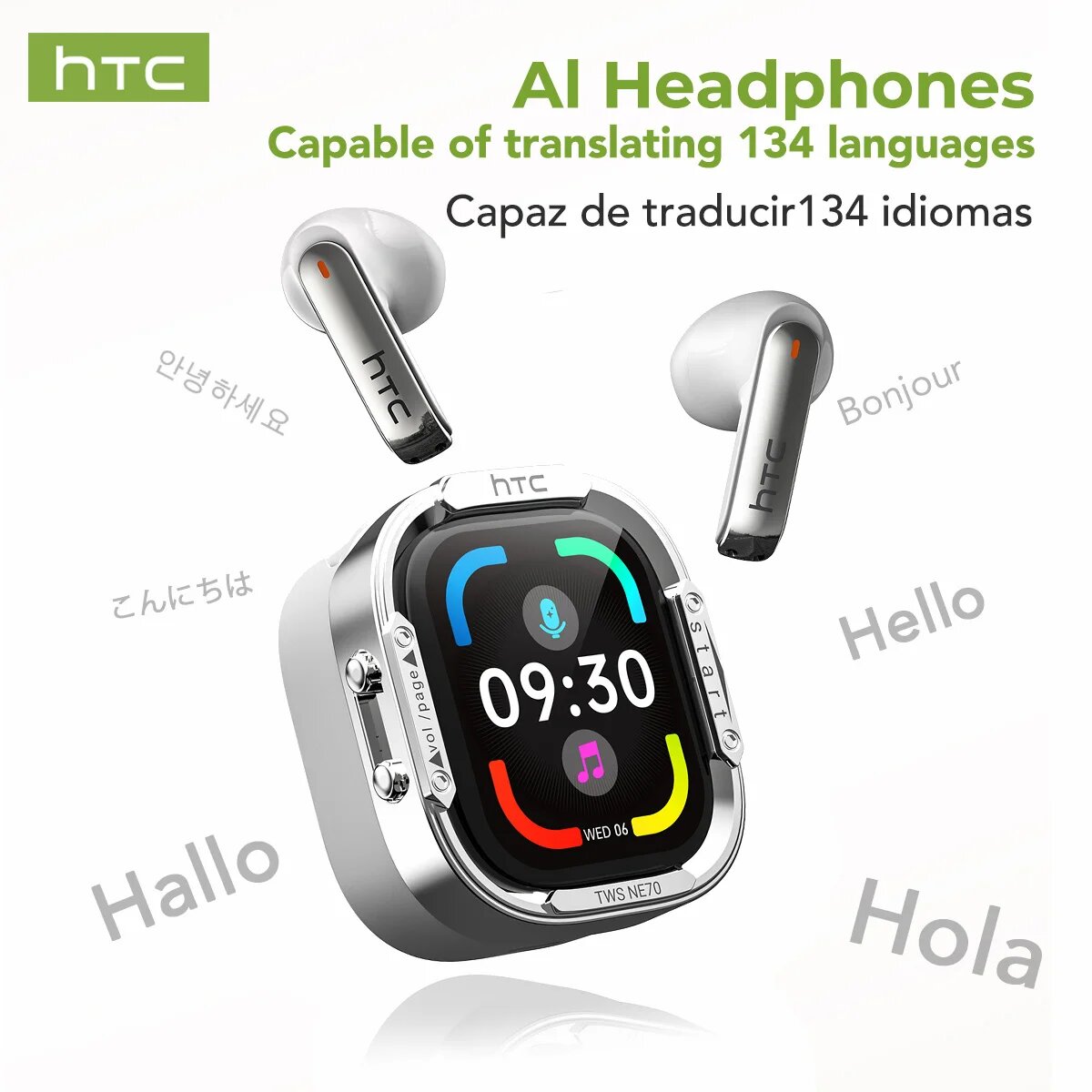 Наушники HTC NE70 Bluetooth, white