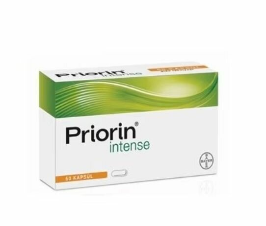 Bayer PRIORIN Intense, Уход за волосами приорин Интенс, 60 капсул.