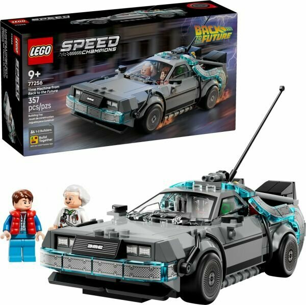 Lego 77256 Speed Champions Машина времени из "Назад в будущее"