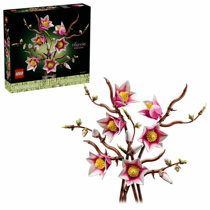 Конструктор LEGO BOTANICALS 11510 Ветви магнолии, 435 деталей