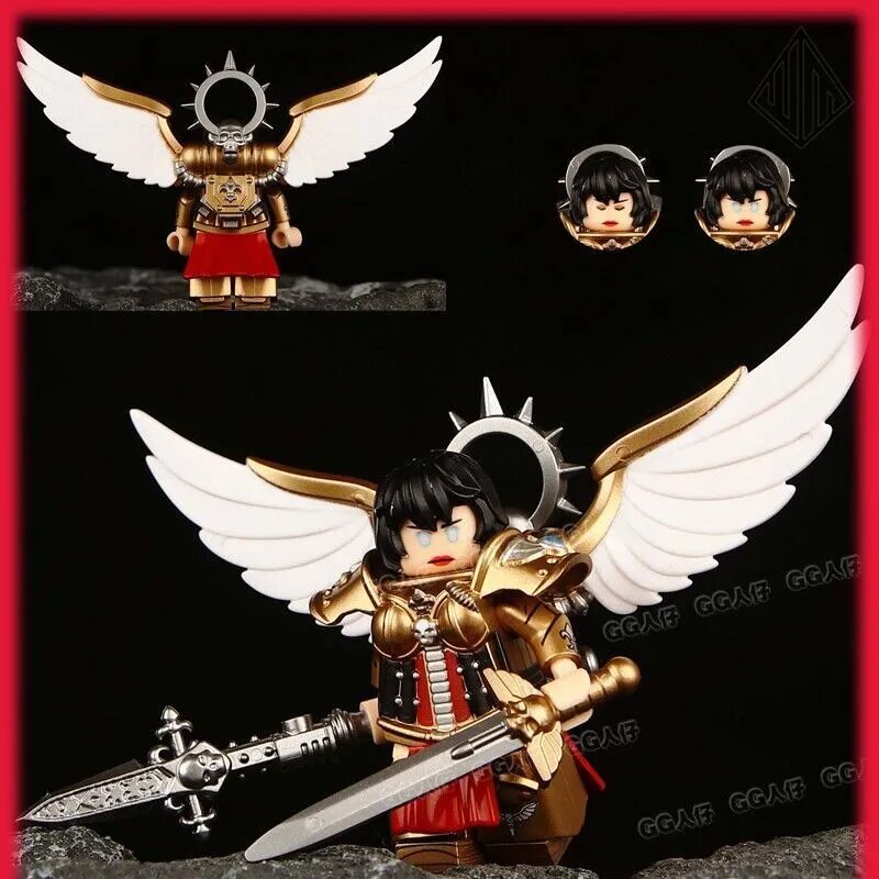 'Набор минифигурок "Вархаммер 40000"(Warhammer 40000) /Adepta Sororitas, CELESTINE, совместимы с легo конструкторами 1шт. (Высота фигурки: 4,5 см, пакет)/MY625