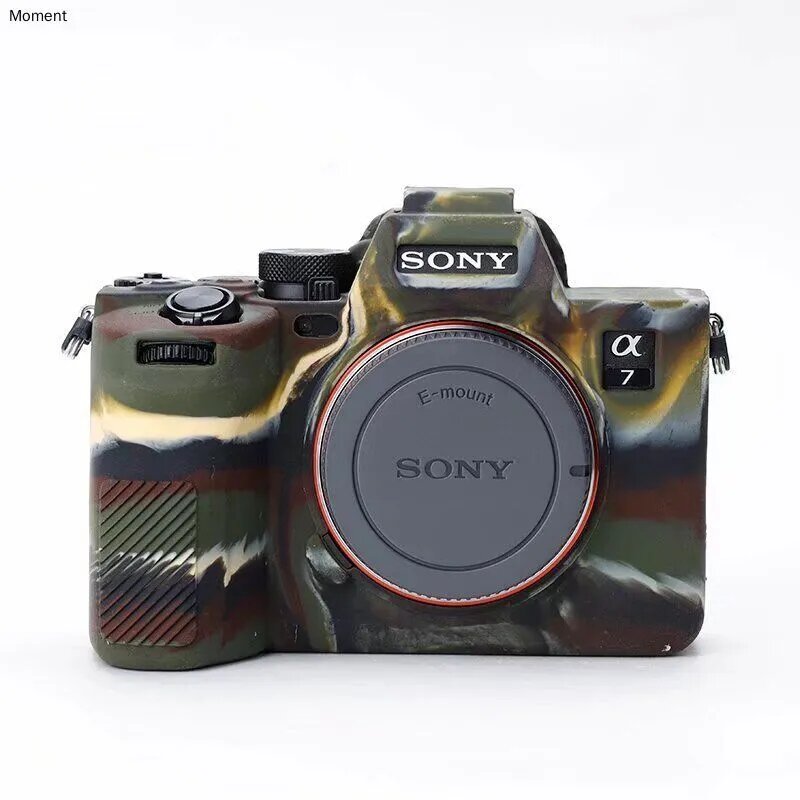 Защитный силиконовый чехол для фотоаппарата Sony A7IV A7M4 ультра-тонкая полимерная из мягкого качественного силикона