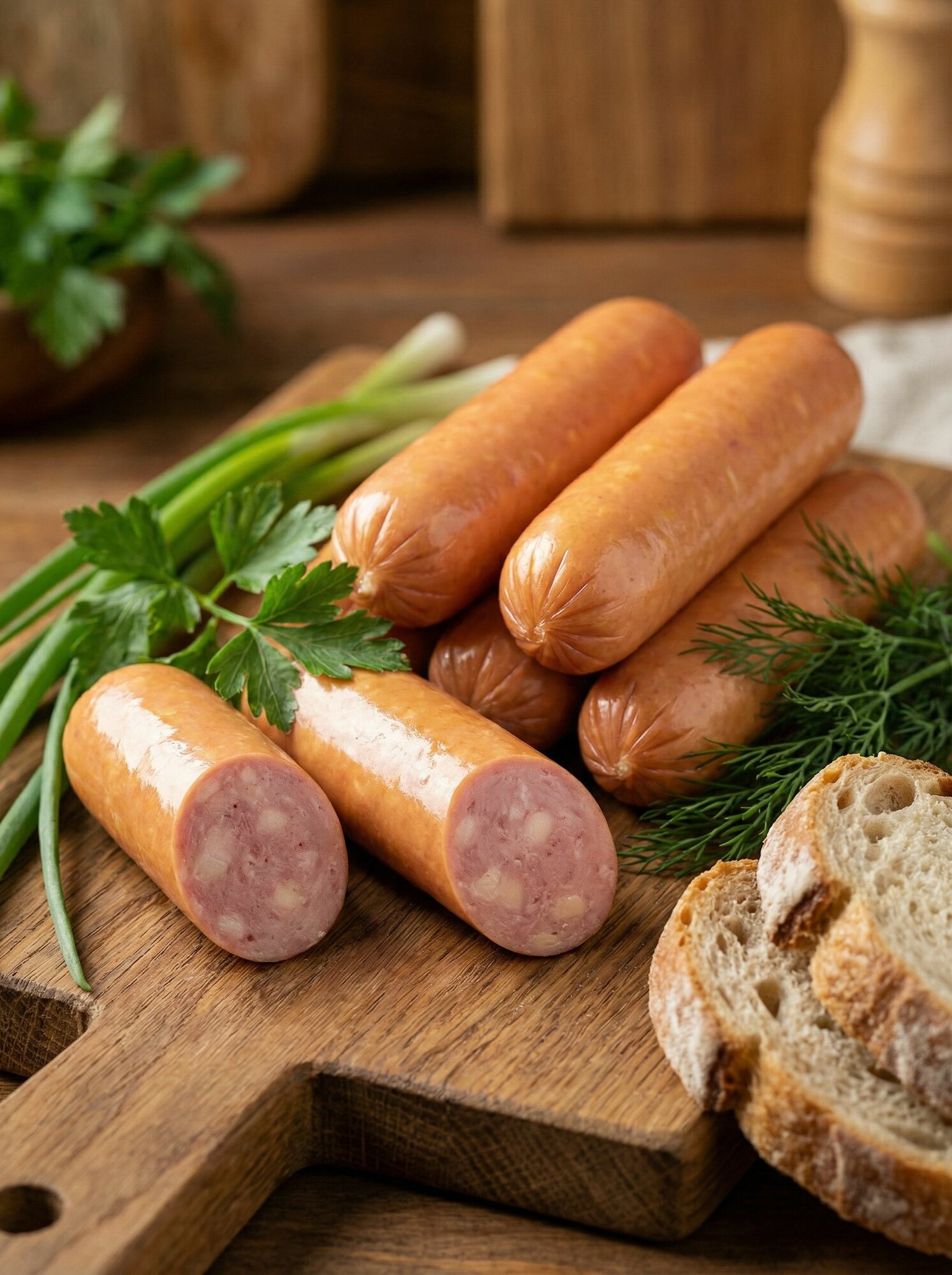 Сосиски с "Пармезаном" рубленые 490 гр