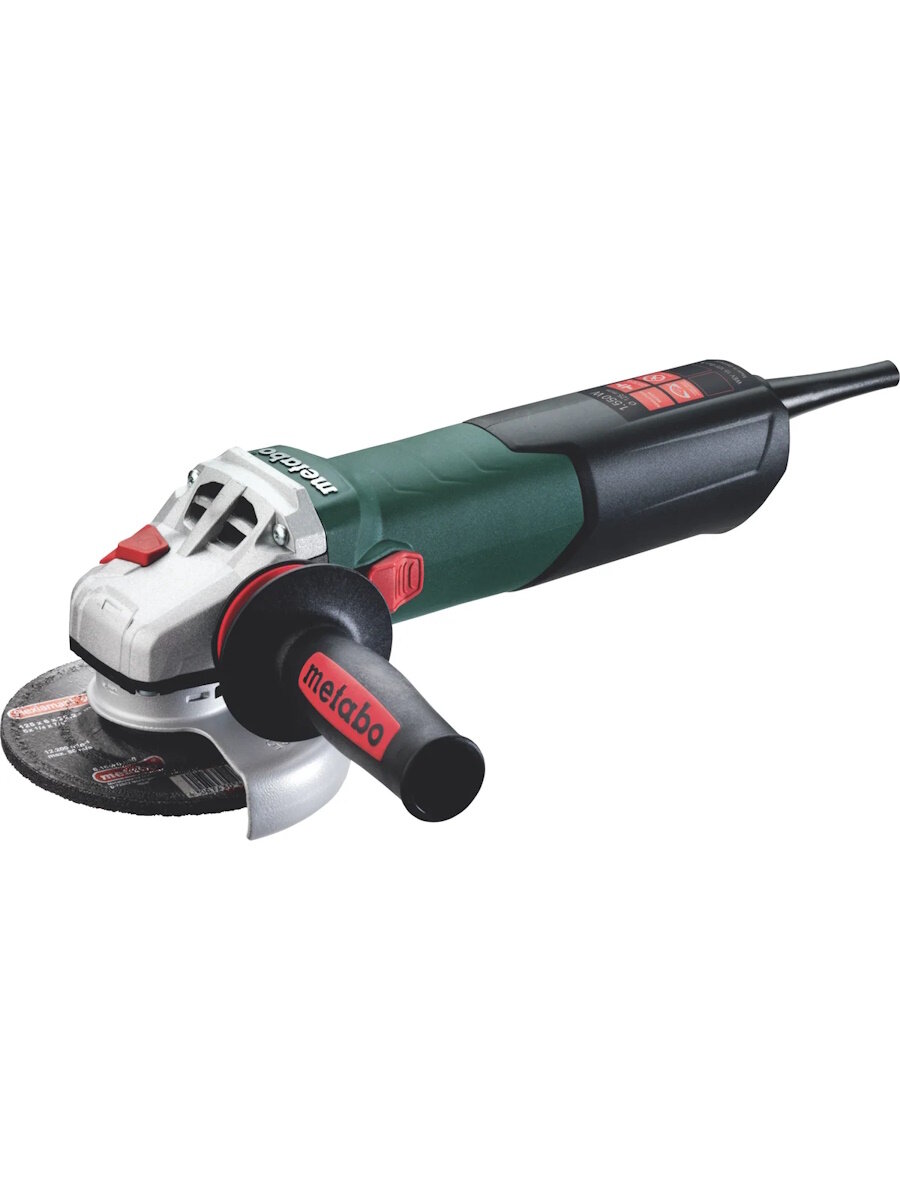 Угловая шлифовальная машина Metabo WEV 15-125 Quick 1550 Вт, 2800-11000 об/мин