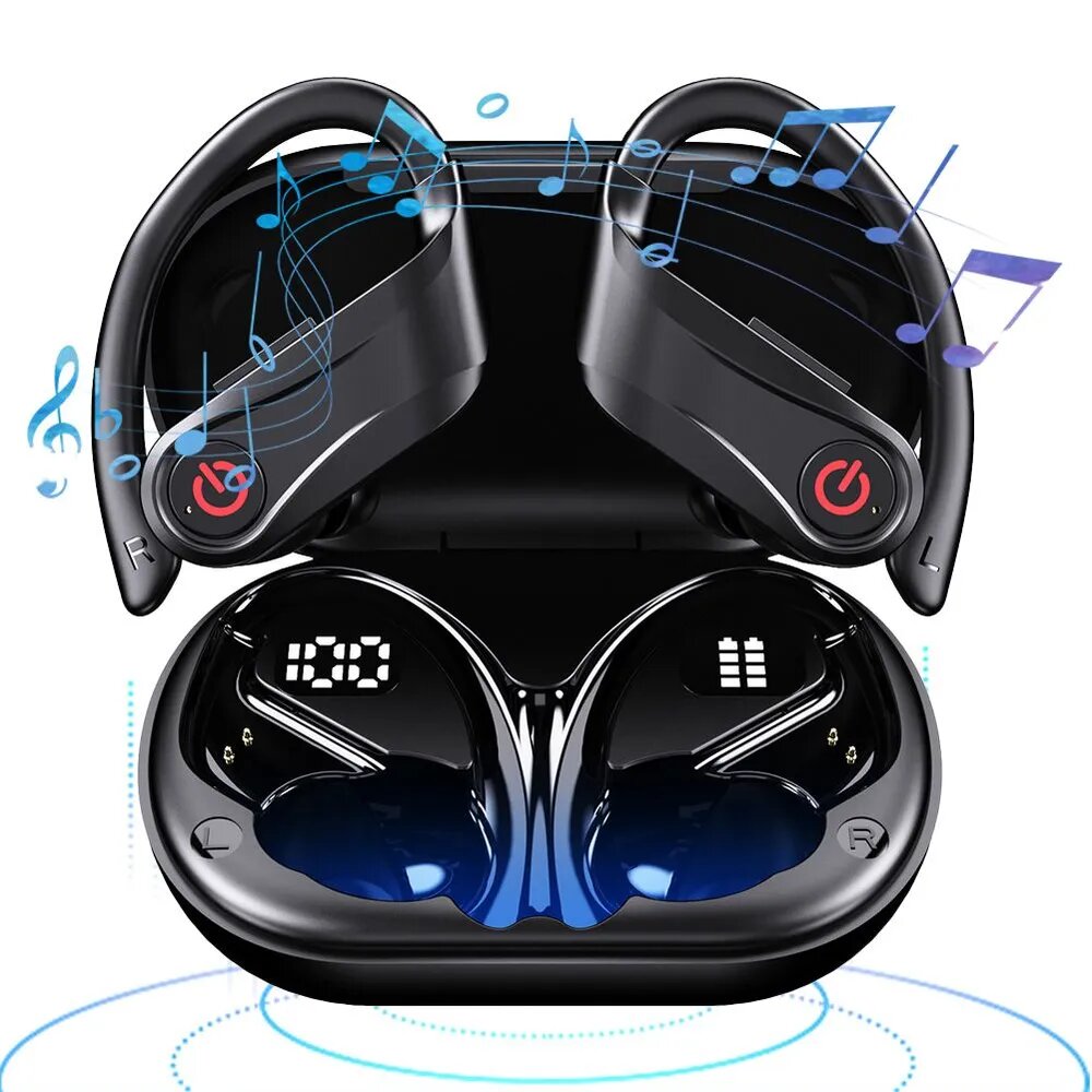 Наушники беспроводные с микрофоном Q63-1, Bluetooth, USB Type-C, черный