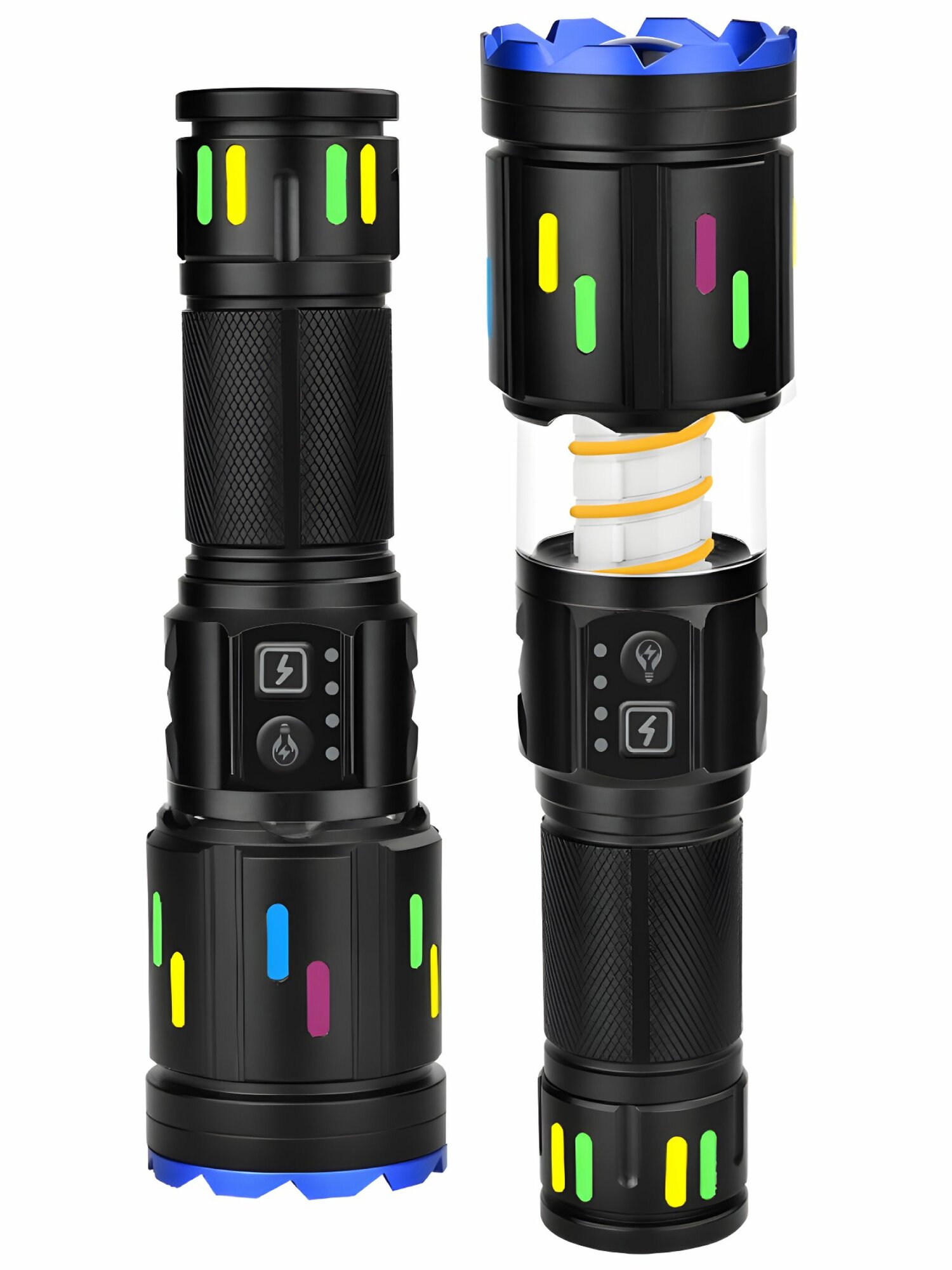 Фонарь светодиодный Огонь H-3120-PM60-TG Zoom, 3 режима