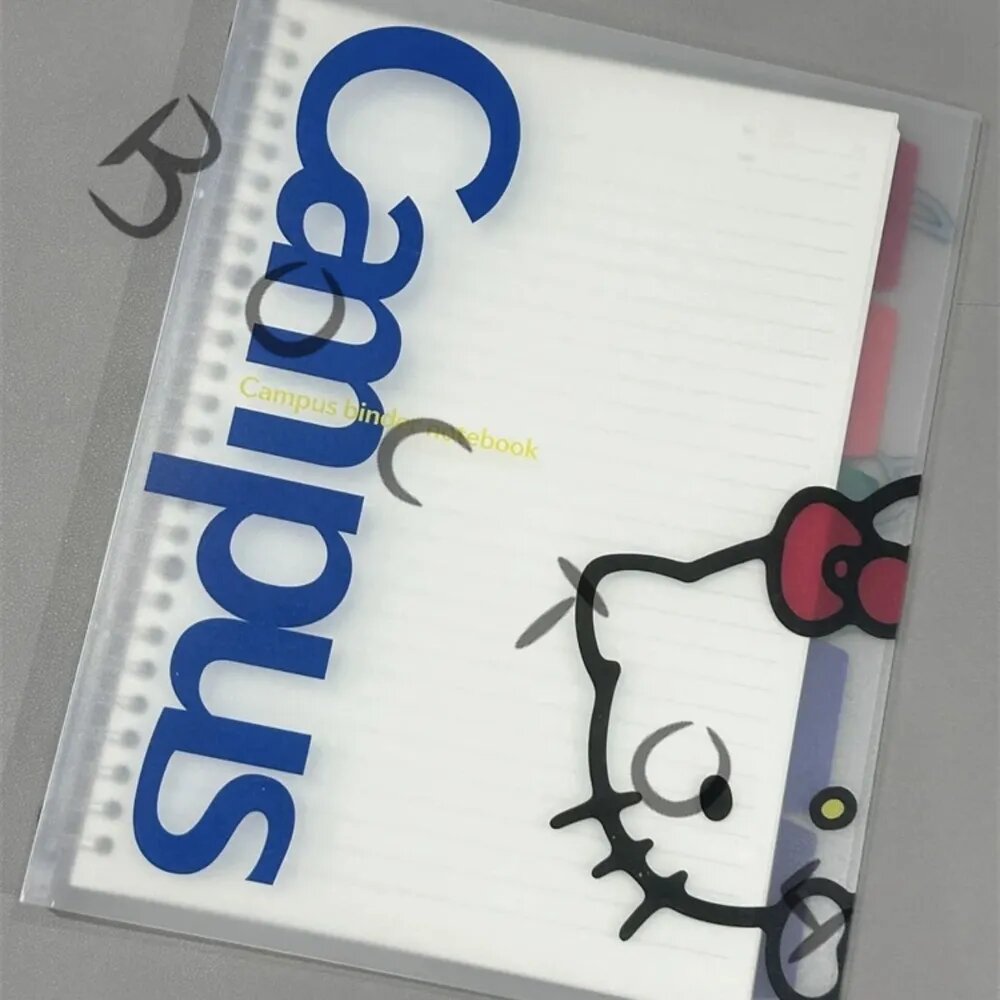 Блокнот Campus Hello Kitty для девочек в линейку прозрачный А5, 1 шт.