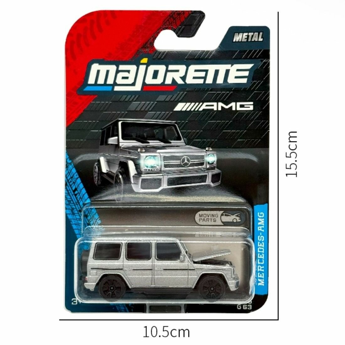Majorette, Масштабная модель 1:64, Mercedes-Benz AMG(Мерседес-Бенц AMG G63 серый)