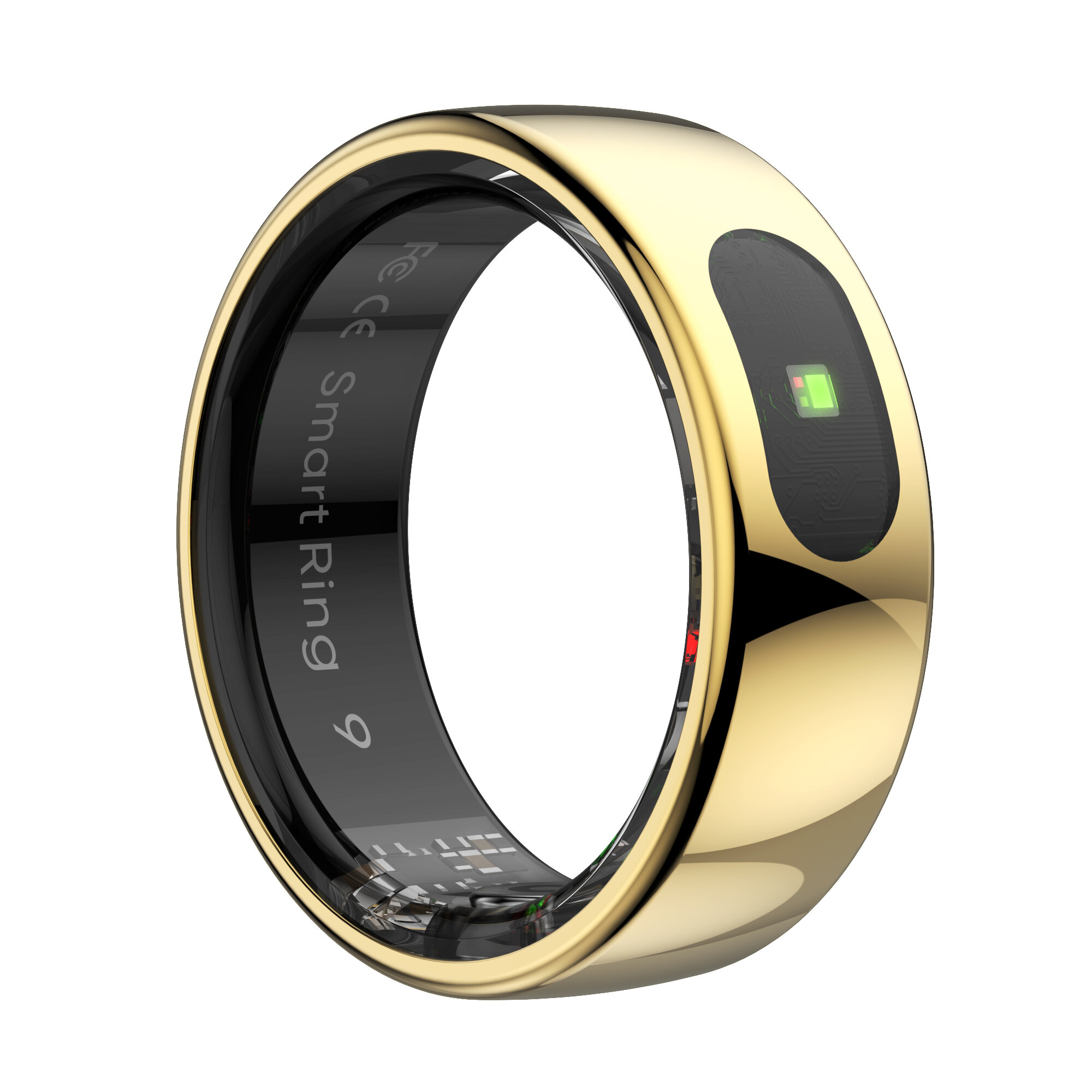 R08 Умные кольца Bluetooth, магнитная всасывающая зарядка, отслеживание сна, NO.8 18.3mm, золотой