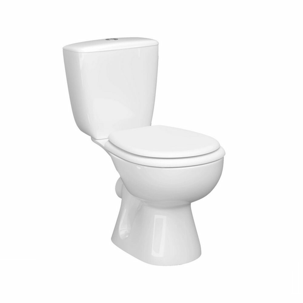 Унитаз-компакт Керамин Позитано МС Инкоэр-Б1, нижний подвод, горизонтальный выпуск