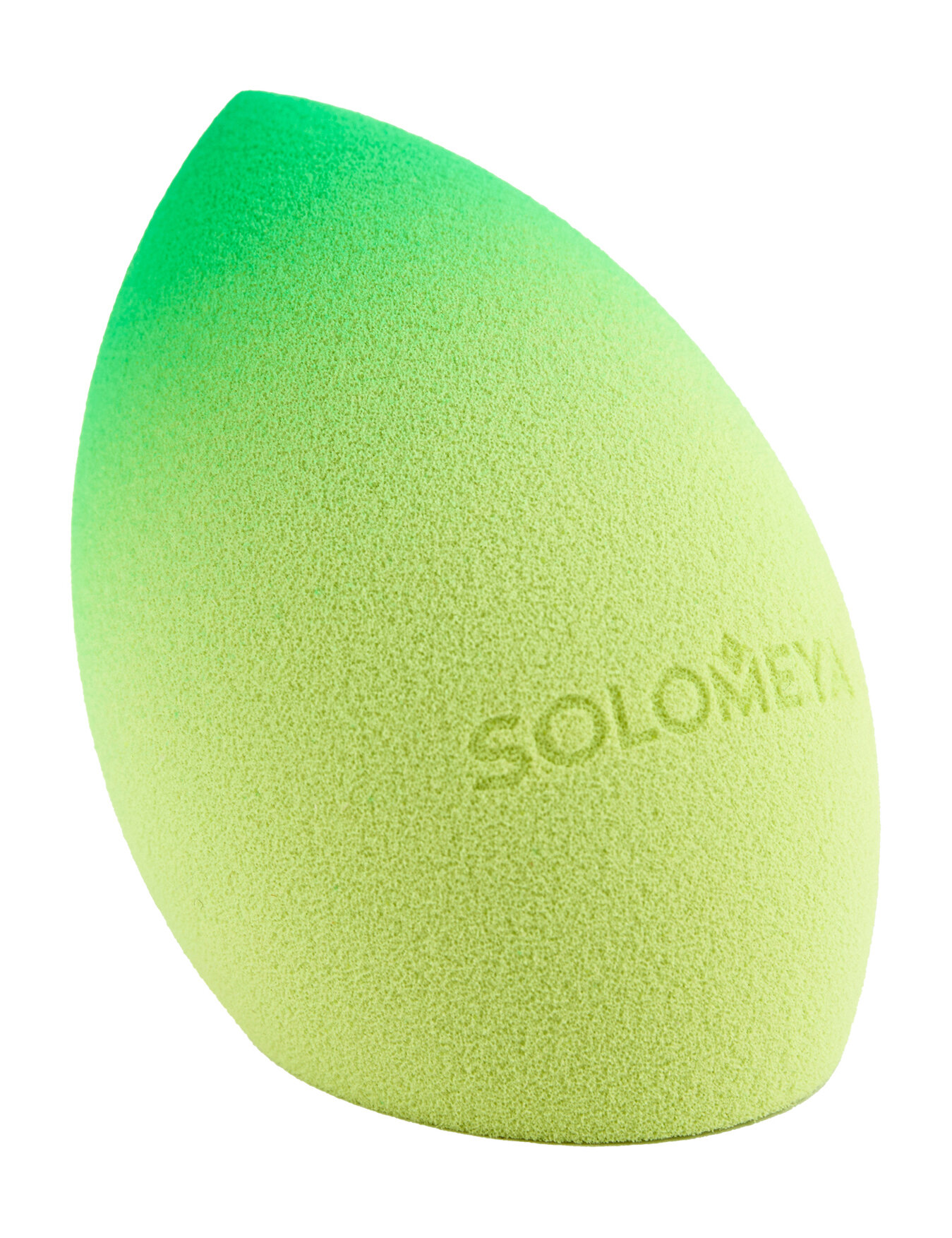 SOLOMEYA Спонж для макияжа со срезом, Зеленый Градиент