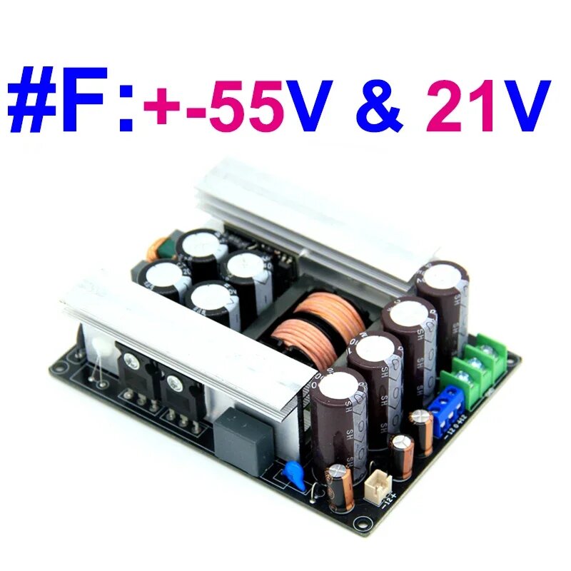 Creadvent 1500 Вт усилитель мощности импульсный Dual 55V