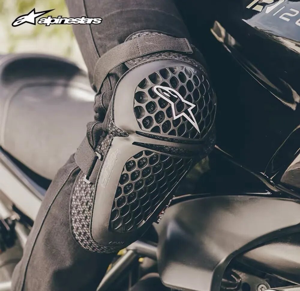 Защита колен Alpinestars L/XL черный для мотоспорта