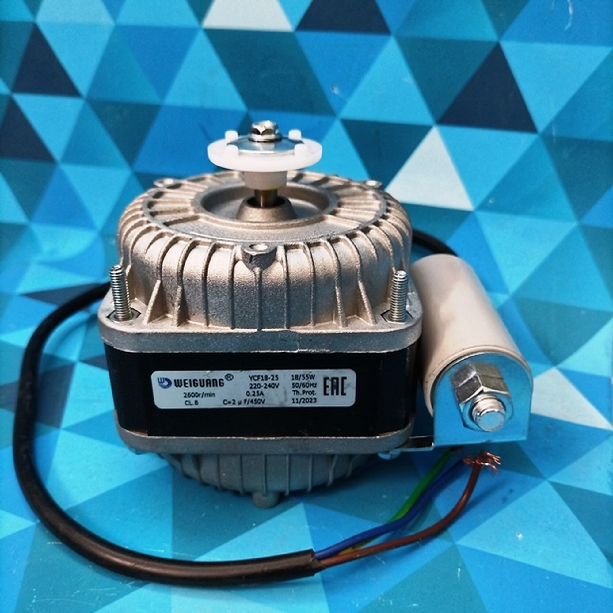 Электродвигатель Weiguang CF18, 18Вт, 2600 оборотов/мин, Китай