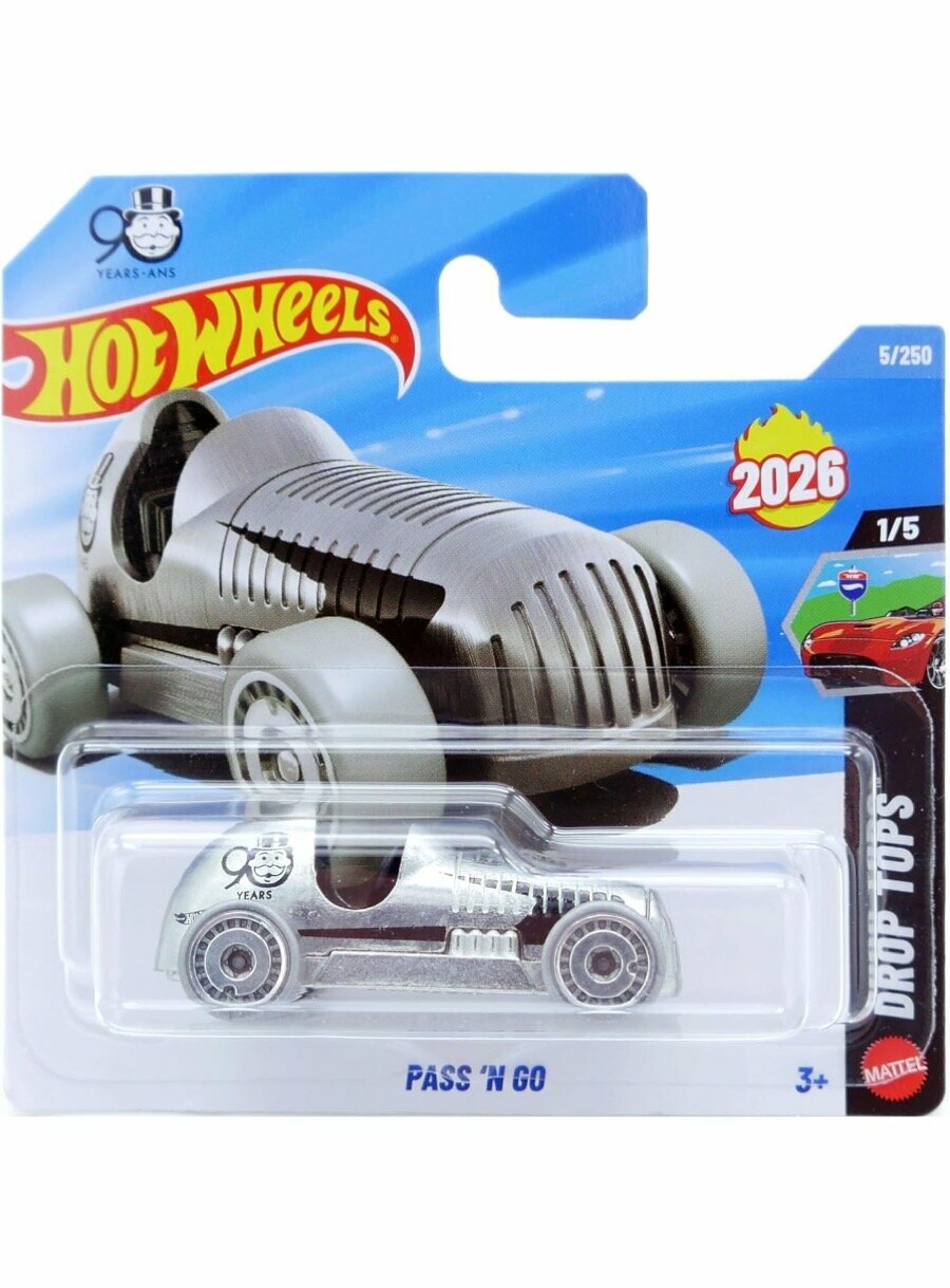 JJH30 Hot Wheels машинка металлическая игрушка коллекционная масштабная модель Pass n Go кейс 2026