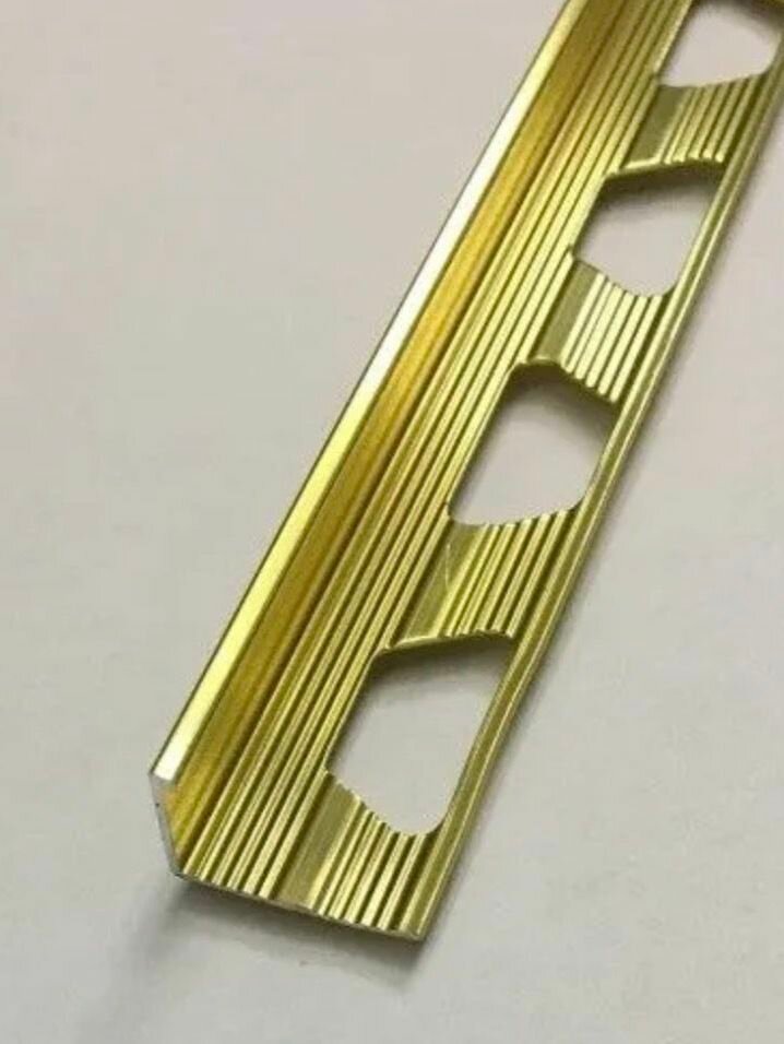 Профиль для плитки L-образный Алюминиевый, наружный уголок 2700мм