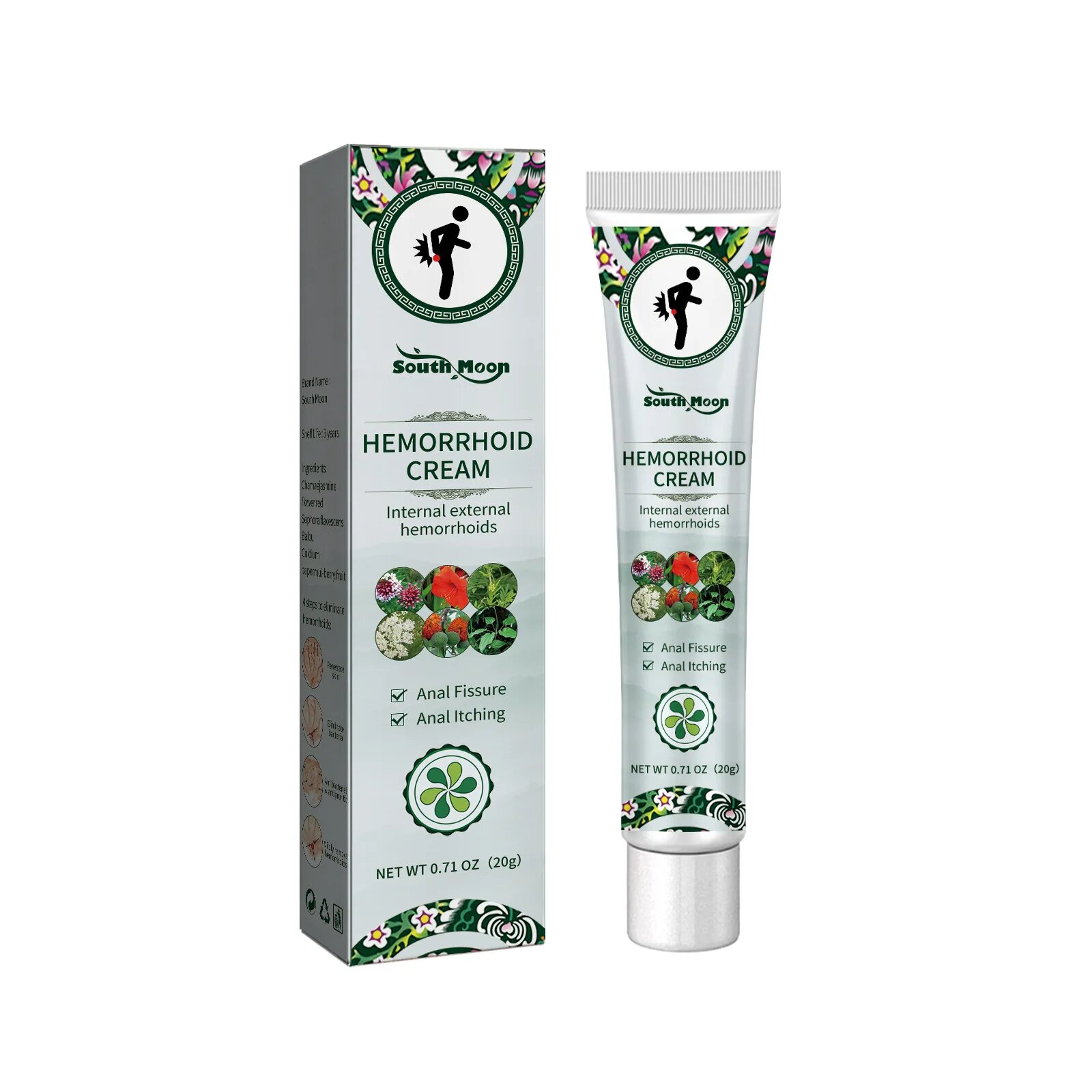 Крем от геморроя SOUTH MOON 20g boxed
