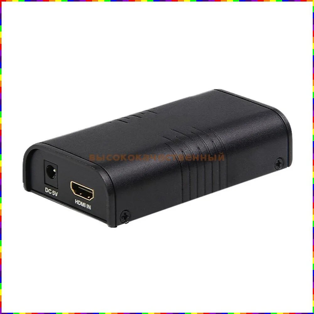 HDMI-удлинитель с поддержкой высокого разрешения, передача сигнала до 120 метров через кабель RJ45, сетевой адаптер, британский стандарт вилки