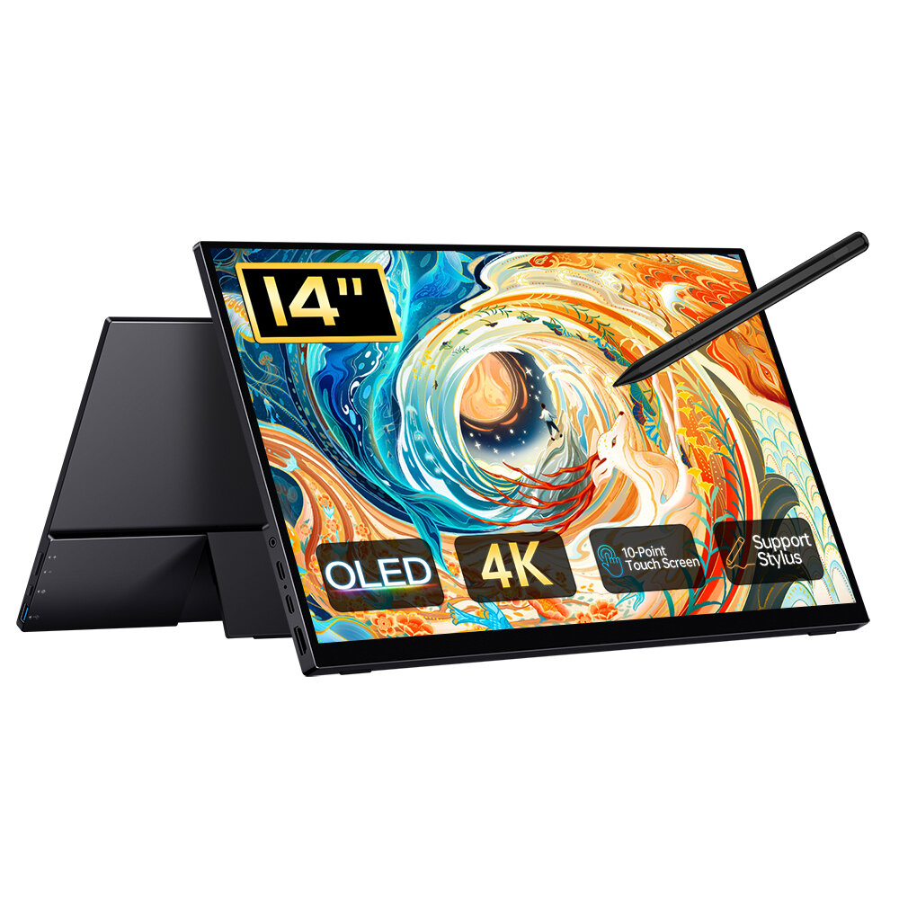 14" Портативный сенсорный монитор VCHANCE AU14PO 3840x2400, OLED, 4K, 60 Гц