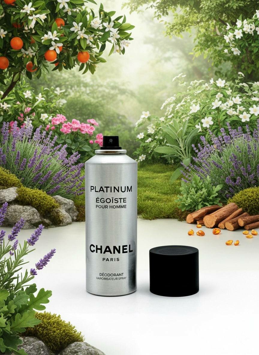 Дезодорант "PLATINUM" CHANEL "Arctic Ice", мужской, спрей, 200мл — фото 1